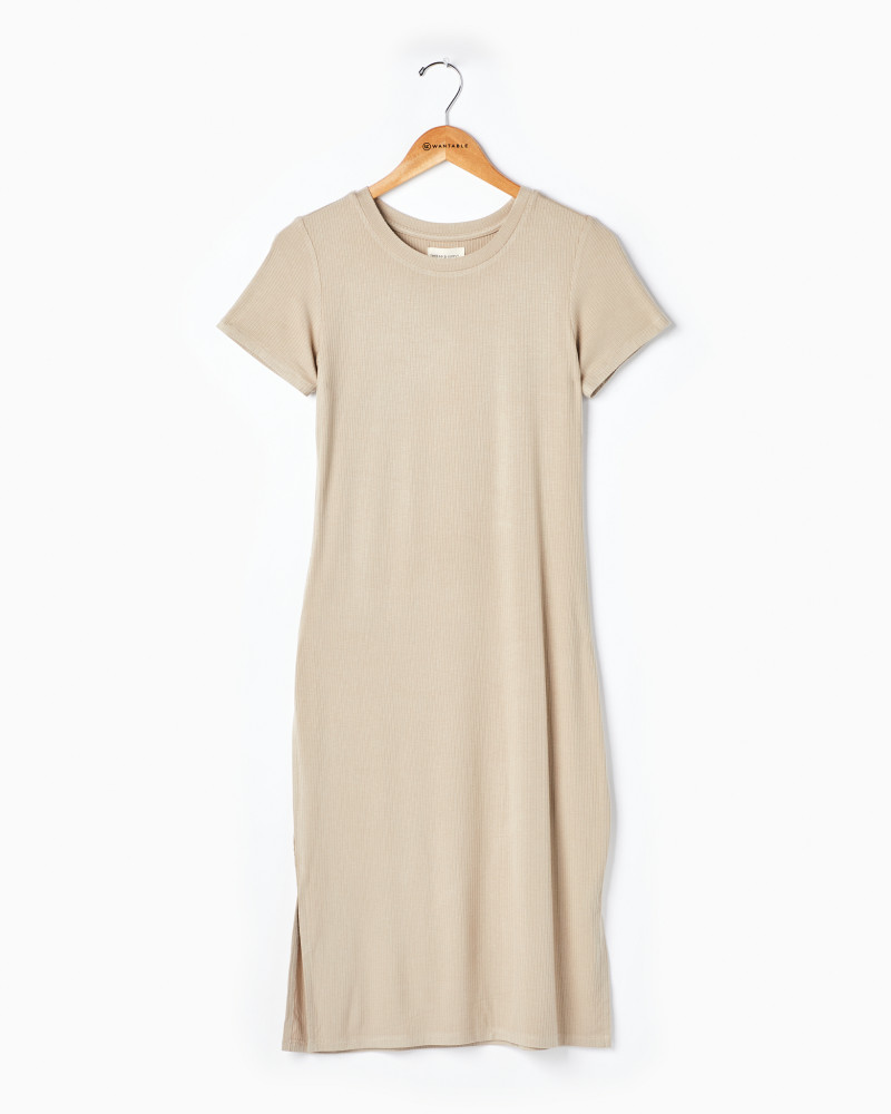 Azure Dress in Taupe | Wantable