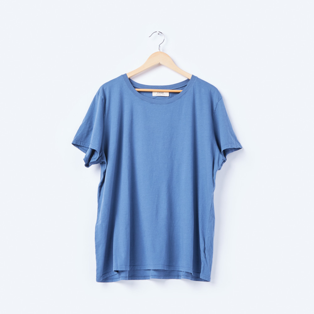 Trim Tee Organic Cotton in Azul Blue | Wantable